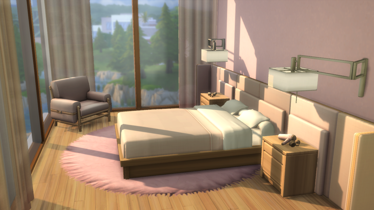 MCM HOUSE BEDROOM – Mundo Sims