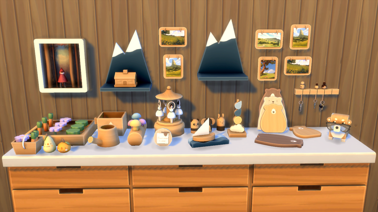WOODEN CLUTTER – Mundo Sims