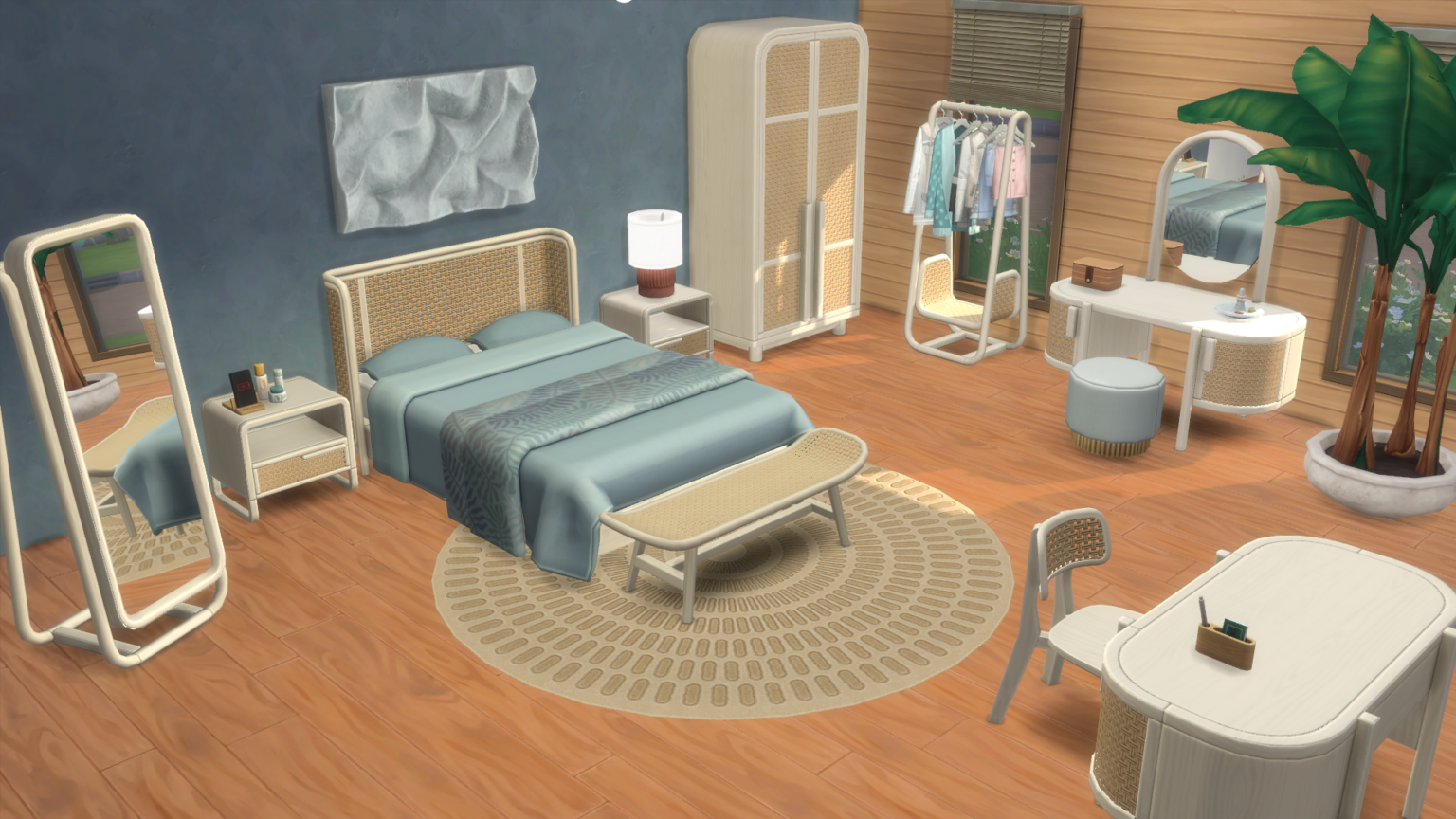 BOWED BEDROOM – Mundo Sims