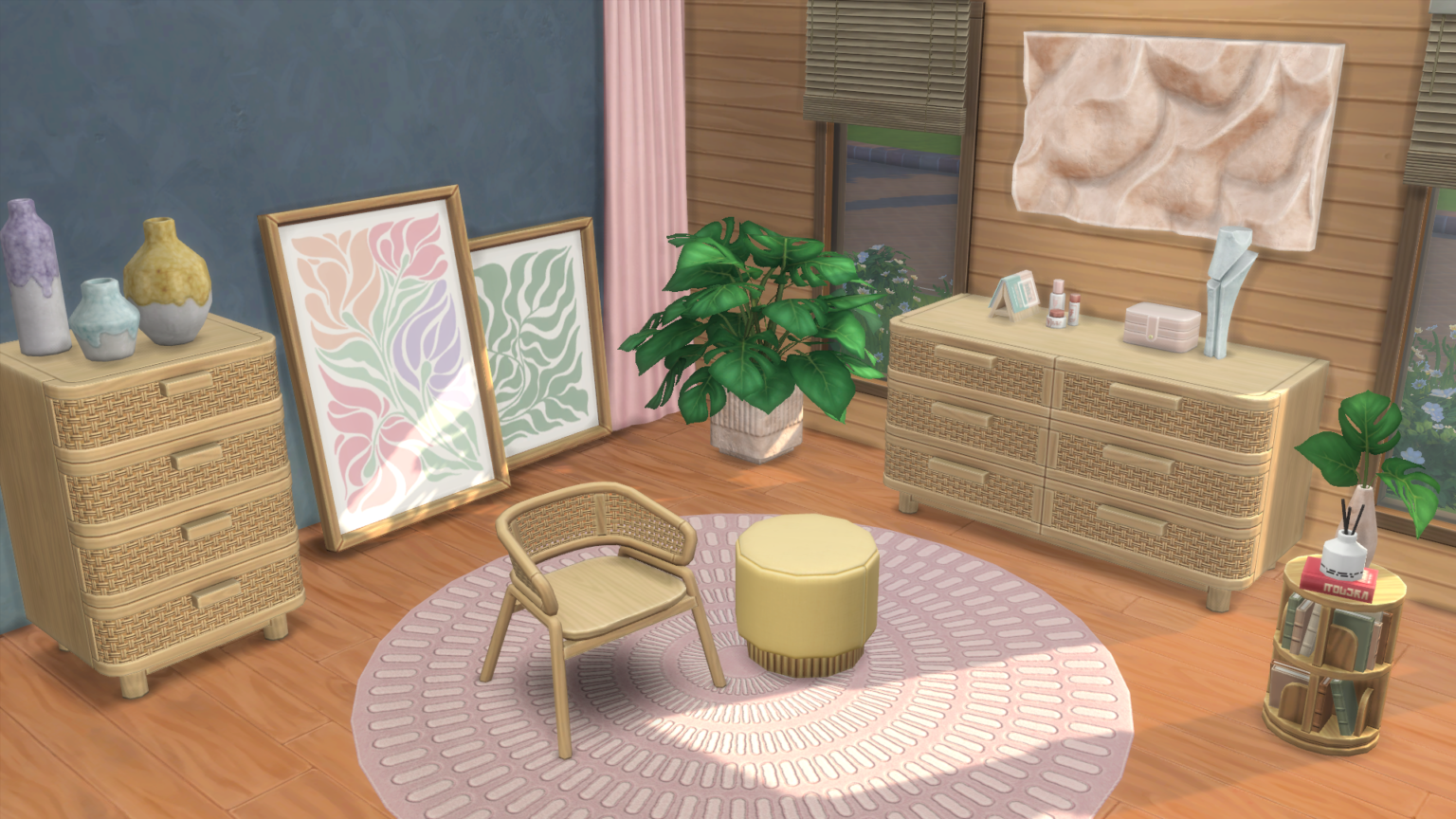 BOWED BEDROOM – Mundo Sims
