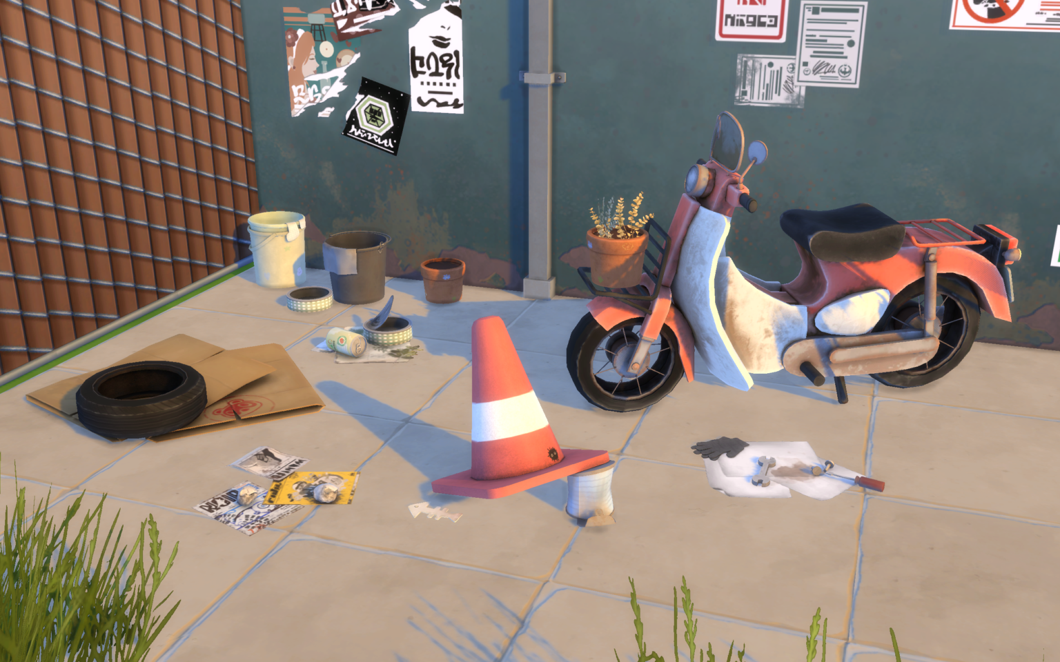 The Little Parking Nook in the Back – Mundo Sims